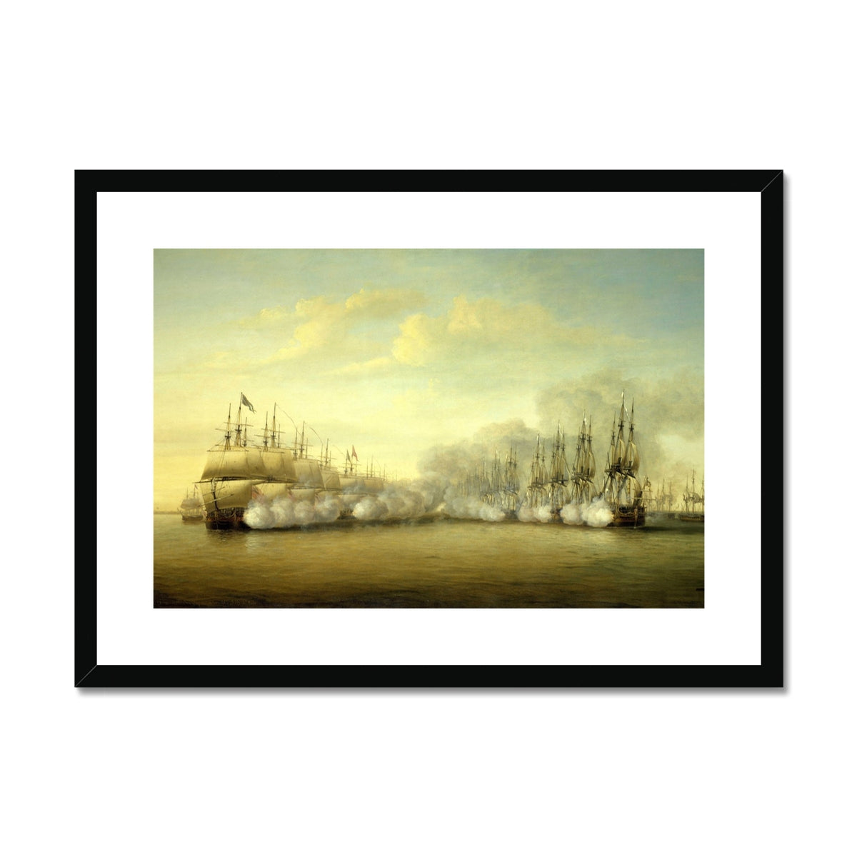 Battle of Negapatam, 6 July 1782 | Dominic Serres | 1786 – Historical ...