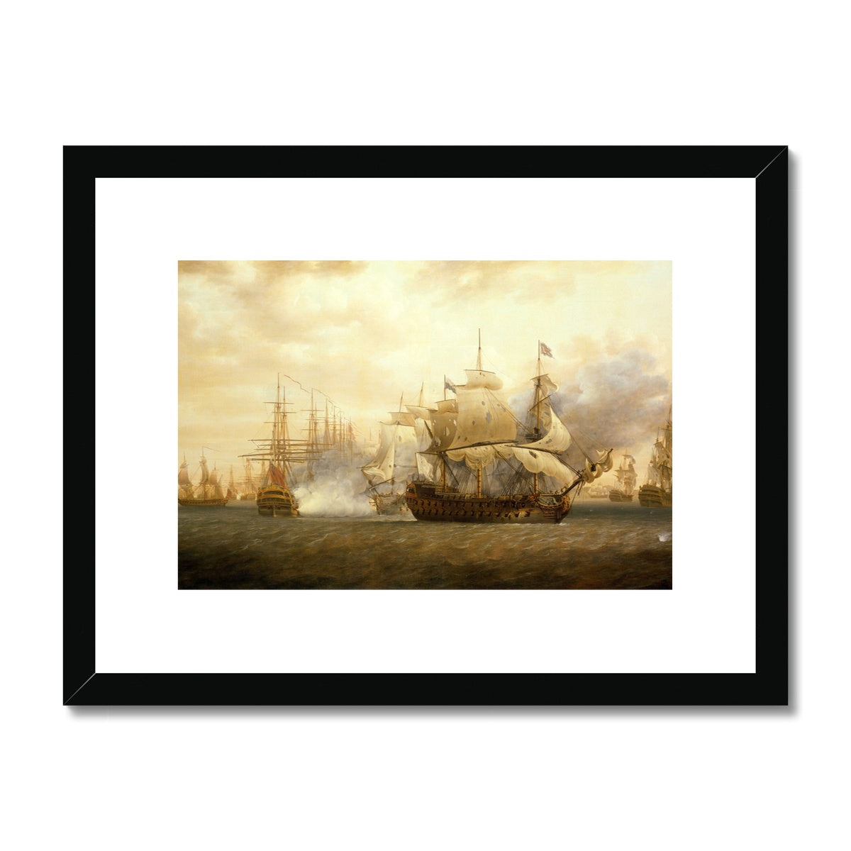 The Battle of Frigate Bay | Buy Framed Prints Online – Historical Maritime