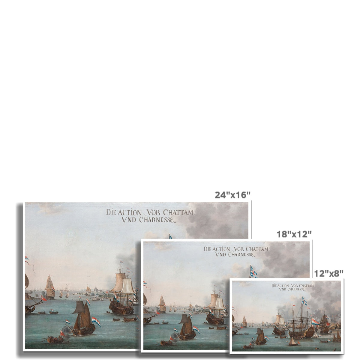 The Battle of Chatham by Willem van der Stoop | Buy Fine Art Prints ...