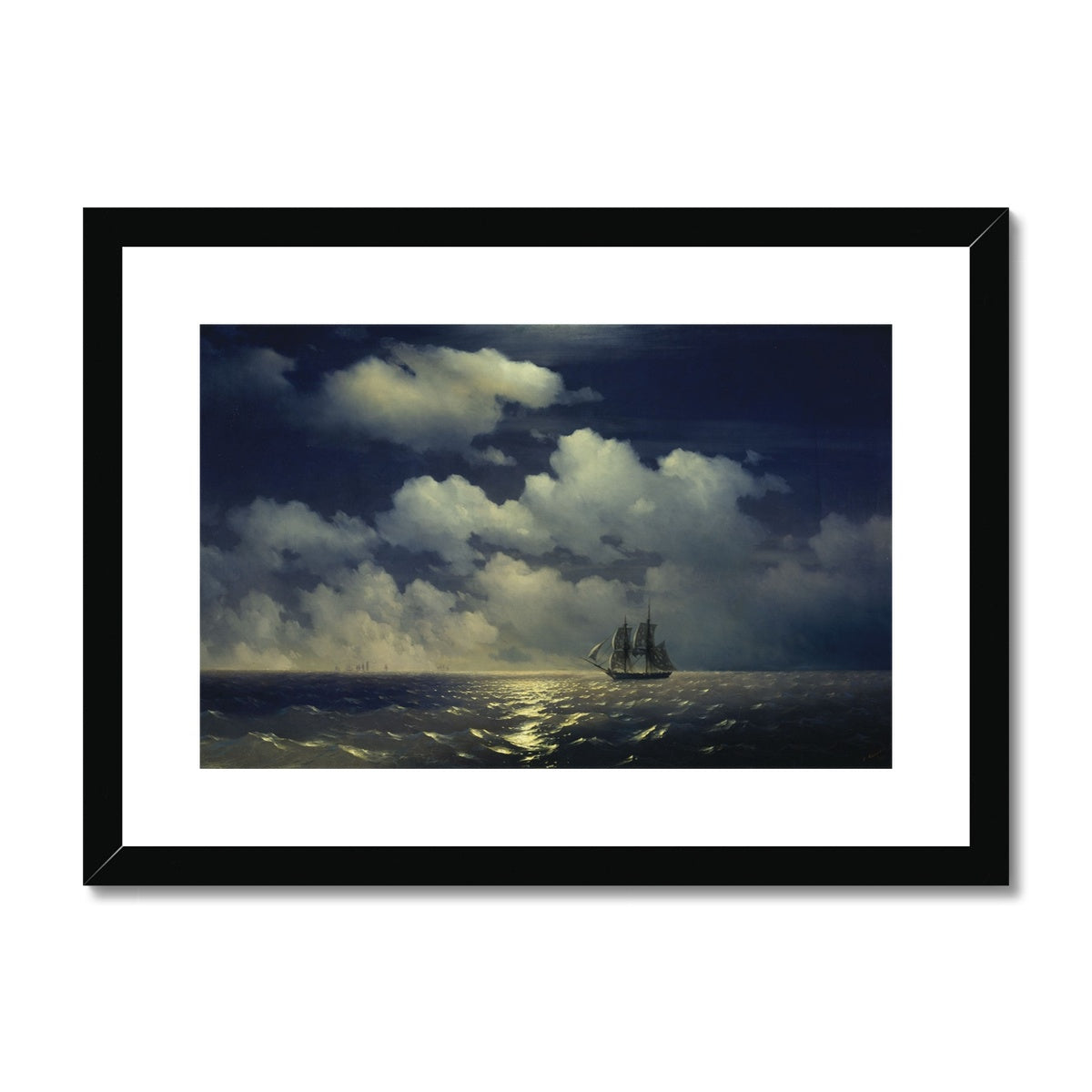 The Brig Mercy by Ivan Aivazovsky | Buy Framed Prints Online ...